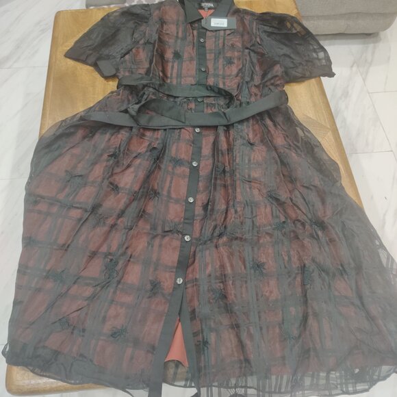 Disturbia | Dresses | Unique Vintage Disturbia Insect Print Organza ...